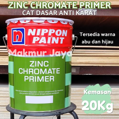 Jual Nippon Zinc Chromate 20Kg Cat Dasar Besi Anti Karat - Hijau ...
