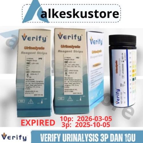 Jual Verify 10 Parameter / Verify 3 Parameter / Test Urine Reagent ...