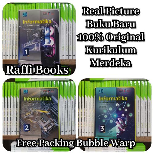 Jual Buku Informatika Kelas 1 2 3 / 7 8 9 SMP Grafindo Kurikulum ...