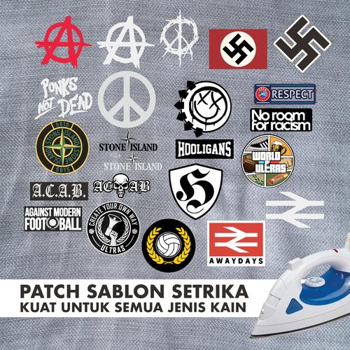 Jual STIKER SABLON BAJU Logo Setrika | cetak DTF Sablon iron patch ...
