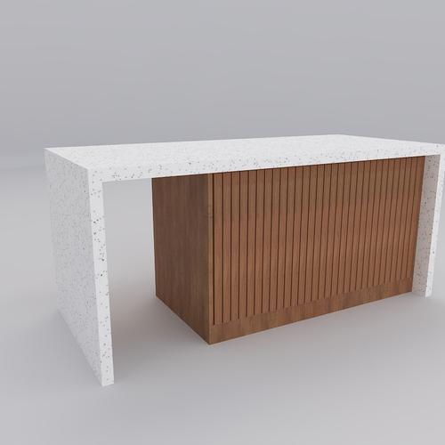Jual meja island dapur custom top table solid surface - Kota Tangerang ...