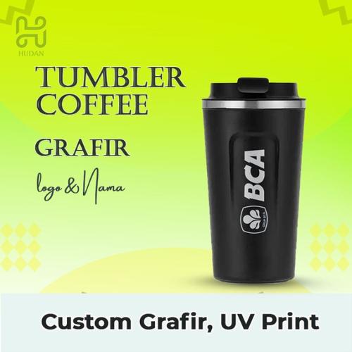 Jual Tumbler Mug Coffee 380 ml Custom Grafir Print UV Stainless Vakum ...