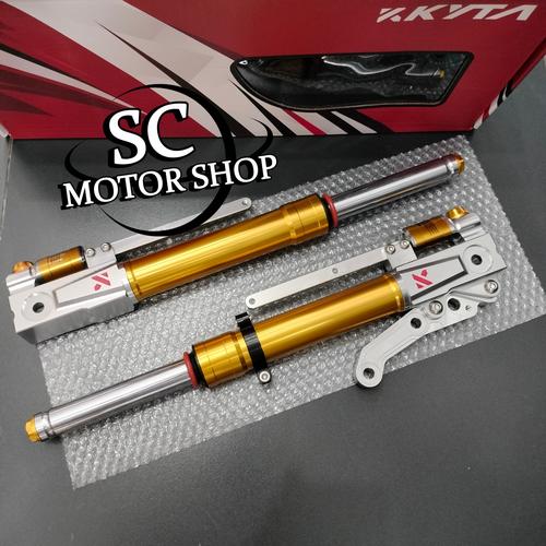 Jual Shock depan KTC kytaco model tabung aerox 155 - lexi - Black ...