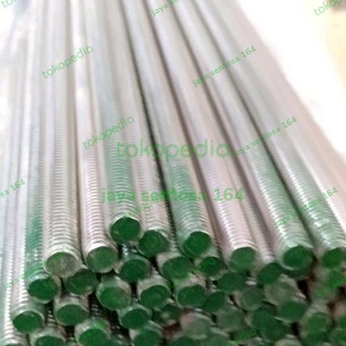 Jual as drat stainless m6 X 2meter / long drat m6 / ss304 sus 304 ...