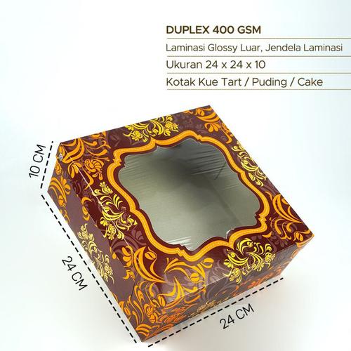 Jual Kardus Kue Tart Box Packaging Kue Bolu Lapis Legit Motif Batik ...