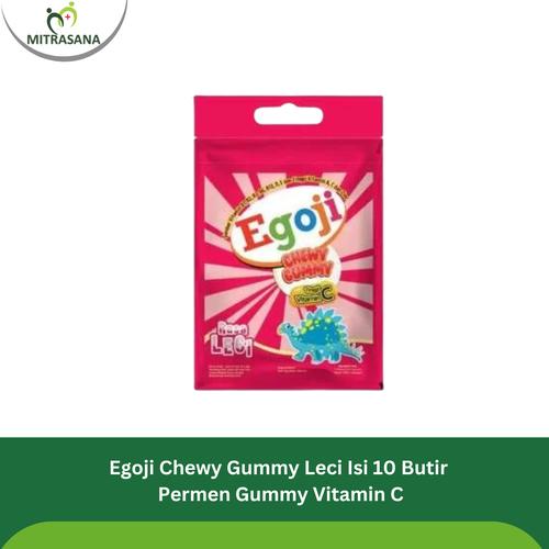 Jual Egoji Chewy Gummy Leci Isi 10 Butir - Permen Gummy Vitamin C ...