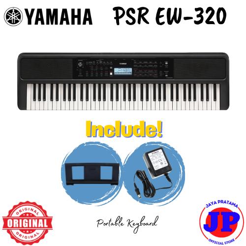 Jual Yamaha PSR EW320 76-Keys Portable Keyboard Arranger Original EW ...