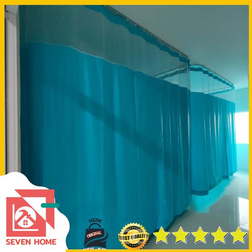 Jual gordyn rumah sakit anti bakteri bahan pvc anti noda / tirai klinik ...