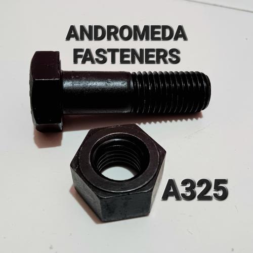 Jual BAUT MUR HTB A325 ASTM 3/4 X 3" / HEX BOLT A325 + NUT 2H - Kota ...