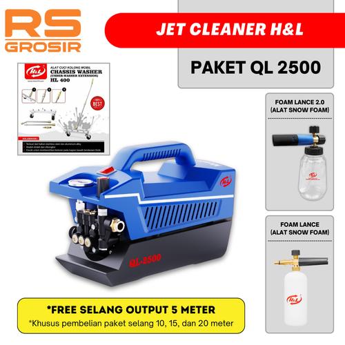 Jual Jet Cleaner H&L QL 2500 Mesin Steam Motor Mesin Cuci Mobil - +FOAM ...