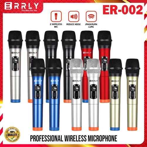 Jual MIC2 Mikrofon Wireless Dual Karaoke Mic with Receiver System Mic ...