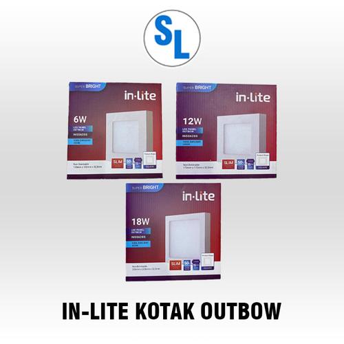 Jual Downlight Outbow INLITE Kotak INSS628S - 6 WATT, Putih - Kota ...