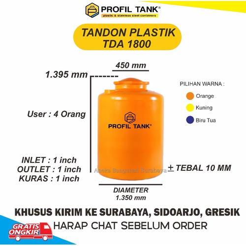 Jual Toren air | tandon Profil Tank Plastik ( berbagai jenis dan ukuran ...