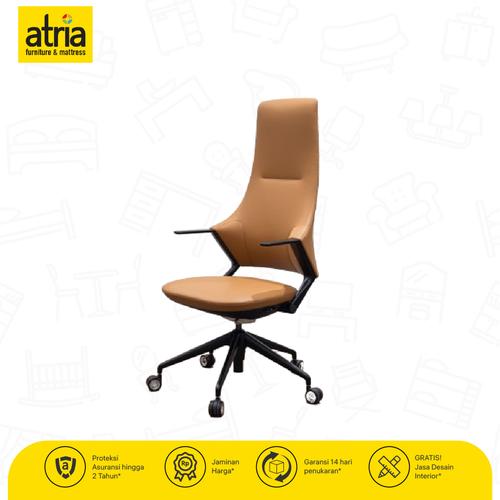 Promo Atria Kursi Kantor Cael High Chair & Low Chair Brown - LOW CHAIR ...
