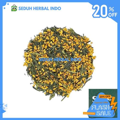 Jual TEH GENMAICHA / JAPANESE ROASTED BROWN RICE SENCHA GREEN TEA 60 ...
