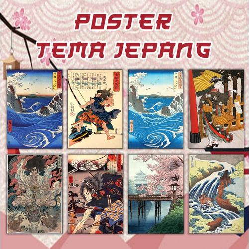 Jual 8 POSTER TEMA JEPANG A5 - JAPANESE OLD VINTAGE ART - Kota ...