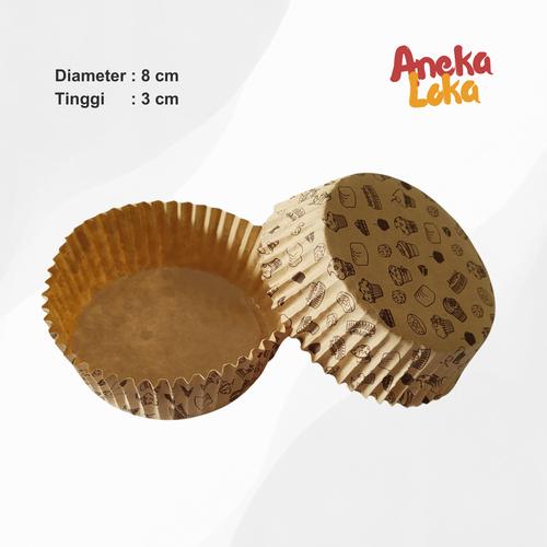 Promo Cup Roti Laminasi Bulat DM 8cm Kraft Cake 200pcs - Kab. Bekasi ...