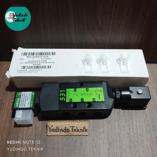 Jual Solenoid Valve ASCO 531 SCG531C017MS PORT1/4" 24VDC - Kota ...