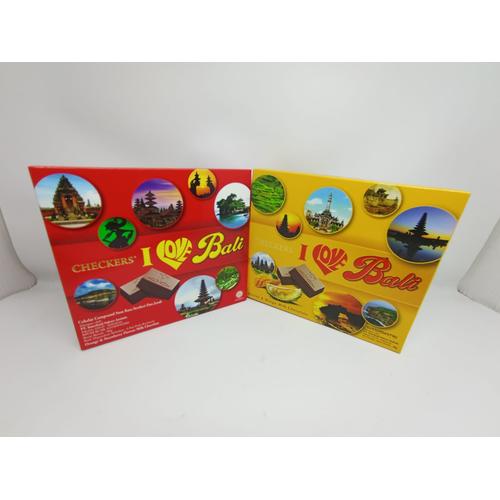 Jual COKLAT CHECKERS I LOVE BALI Oleh Oleh Khas Bali 150gr - Kab ...