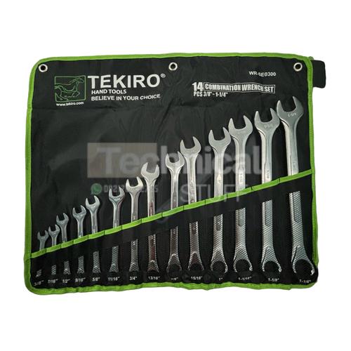 Jual Kunci Ring Pas Set 14 pcs inchi set Tekiro / Tekiro Combination ...