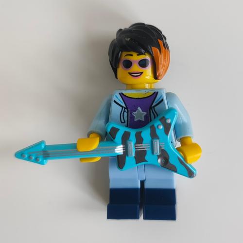 Jual Lego minifigure Lady rocker singer with electronic guitar ...