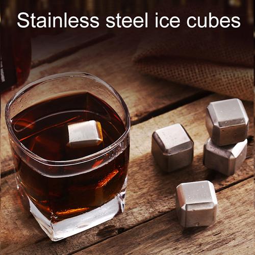 Jual Es Batu Reusable Stainless Steel Ice Cube - W0043 - No Color ...