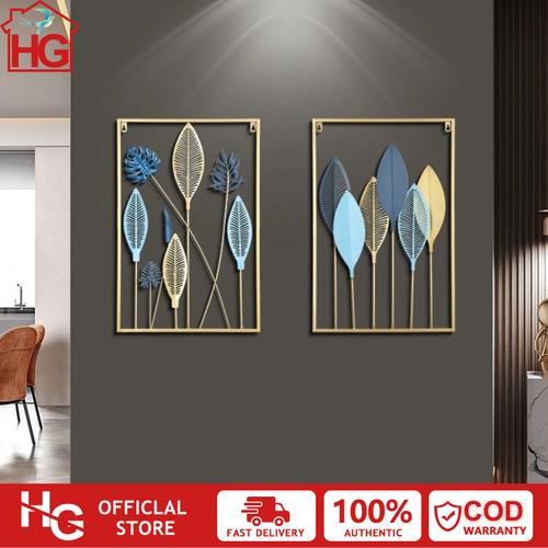 Promo Warna WALL Decor Hiasan Dinding Aesthetic Bahan Metal Nordic ...