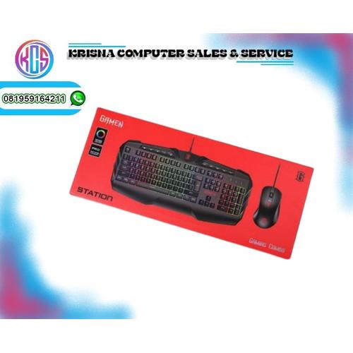 Jual KEYBOARD MOUSE GAMEN STATION II ( GAMING COMBO ) ORIGINAL - Kota ...