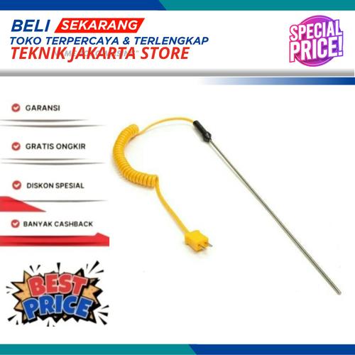 Jual Probe Thremocouple K-Type 50cm Sensor Thermometer Stick ...