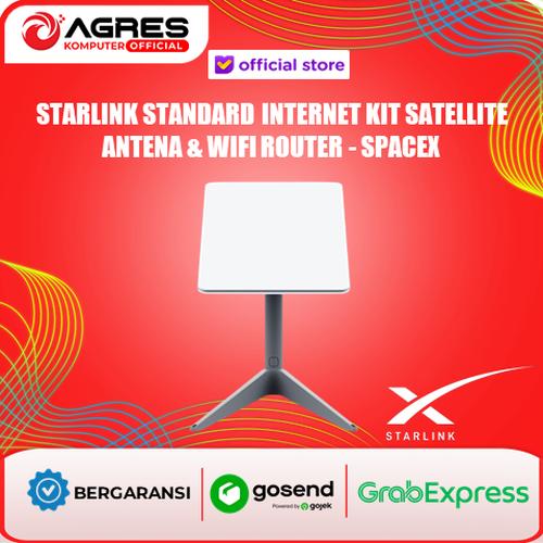 Promo STARLINK Standard Internet Kit Satellite Antenna & WiFi Router ...