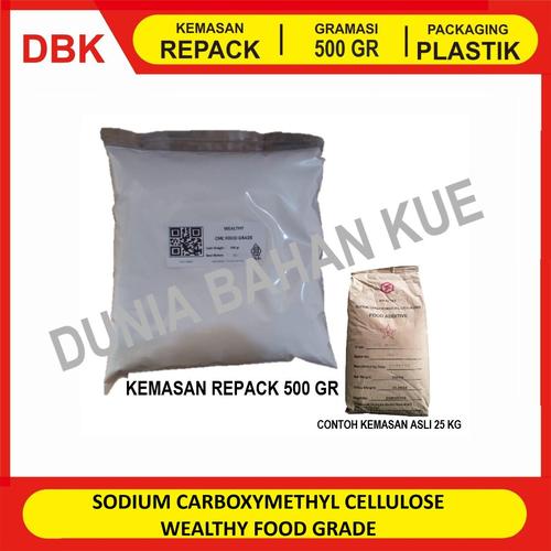 Jual SODIUM CARBOXYMETHYL CELLULOSE / CMC FOOD GRADE - REPACK 500 GR ...