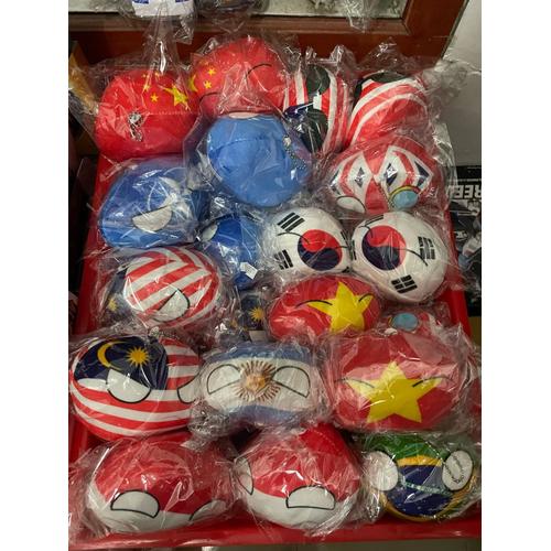 Jual Boneka Bola Dunia Boneka Country Ball Boneka World Ball 10cm 30cm ...