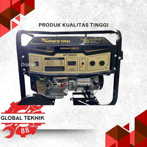 Jual Gasoline generator maestro MT7000CE mt 7000 ce genset bensin 5500 ...