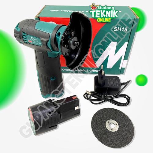 Jual Mesin Gerinda MINI 3" CORDLESS SH18 PORTABLE 12V / Gerinda Tangan ...