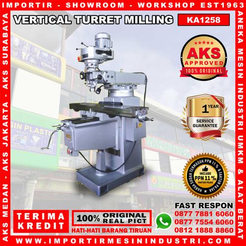 Jual Mesin Milling Vertical Turret Milling Machine 5Hp Importir Type ...