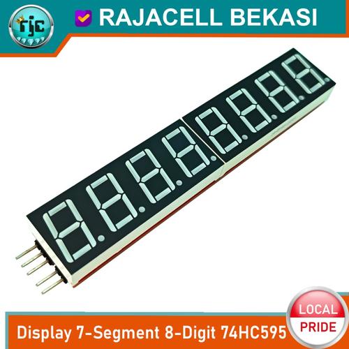 Jual Module Display 7-Segment 6-Digit 8-Digit 0.56" Driver 74HC595 Shift Display - 6 Digit ...
