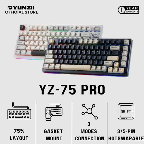 Promo Yunzii YZ75 / YZ-75 Pro Mechanical Keyboard Gasket Wireless 3in1 ...