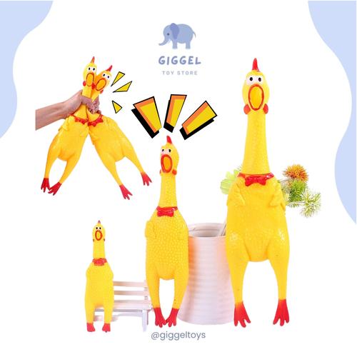 Promo [ Giggel ] Mainan Anak Ayam Berbunyi / Ayam teriak / Screaming ...