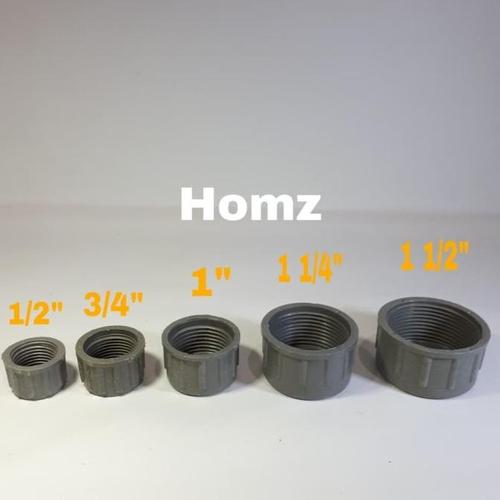 Jual * Dop Drat Dalam 1/2" inch Pvc/Tutup Pipa Drat Dalem 0,5 in/Cap ...