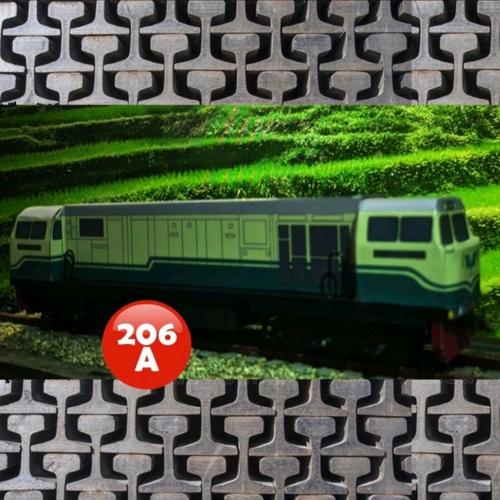 Promo MINIATUR KERETA API INDONESIA SERI LOKOMOTIF CC 206 / HANDMADE ...