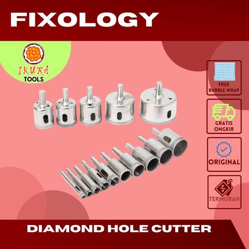 Jual Mata Bor Intan Holesaw Set 15 Pcs Diamond Kaca Keramik Granit ...
