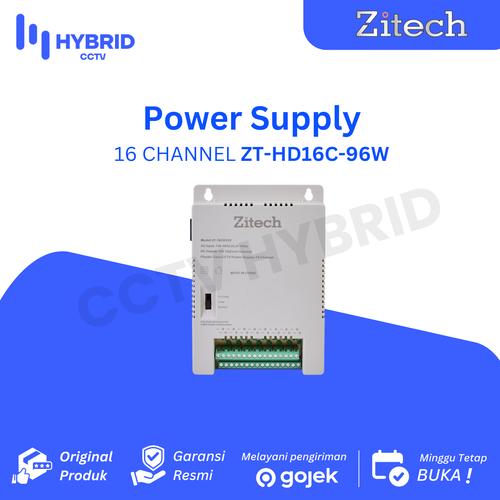 Jual Zitech Power Supply ZT-HD16C-96W 16 Channel 12V - Jakarta Barat - cctv hybrid | Tokopedia