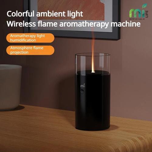 Promo MILIFE Flame RGB Car Air Diffuser Rechargeable Portable ...