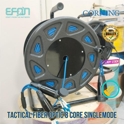 Jual Tactical Armored Fiber Optic Singlemode 8 Core LC UPC Corning High ...