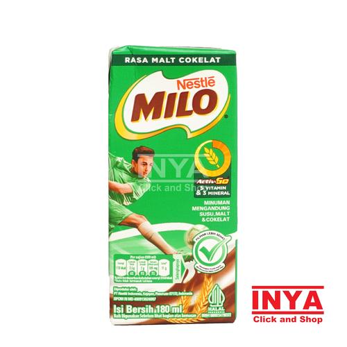 Promo Nestle Milo Rasa Malt Cokelat 180ml - Susu Kemasan - Chocolate ...