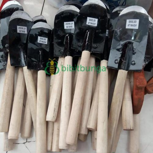 Jual sGC - Sekop Taman Tanaman Skop Mini Besi Gagang Kayu Kebun Alat ...