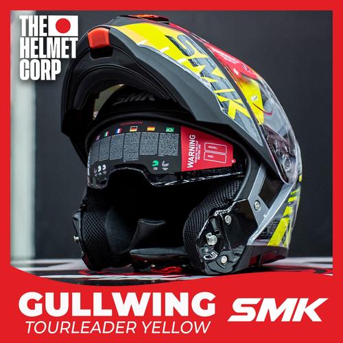 Jual SMK GULLWING TOURLEADER YELLOW MODULAR HELMET - M - Jakarta Barat ...