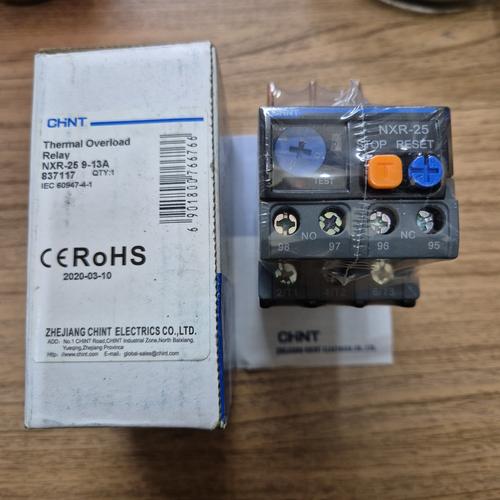Jual Thermal Overload Relay Chint NXR-25 9-13A Original - Kota Bandung ...