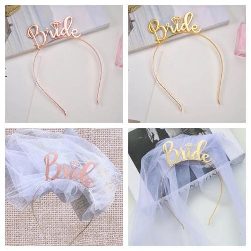 Jual Bando Bride / Bando Bride to be / bando Bridal shower - rosegold ...