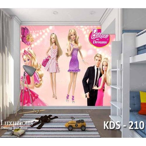 Jual Wallpaper Kids 3D Wallpaper Dinding 3D Wallpaper Dinding Barbie ...